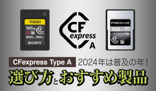 【2024年版】CFexpress Type A の選び方とおすすめ製品はコレ